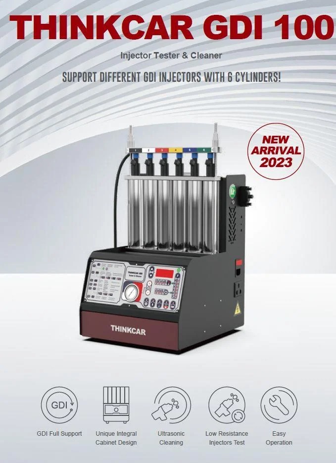 Стенд УЗ очистки и диагностики форсунок THINKCAR GDI 100 купить в Минске